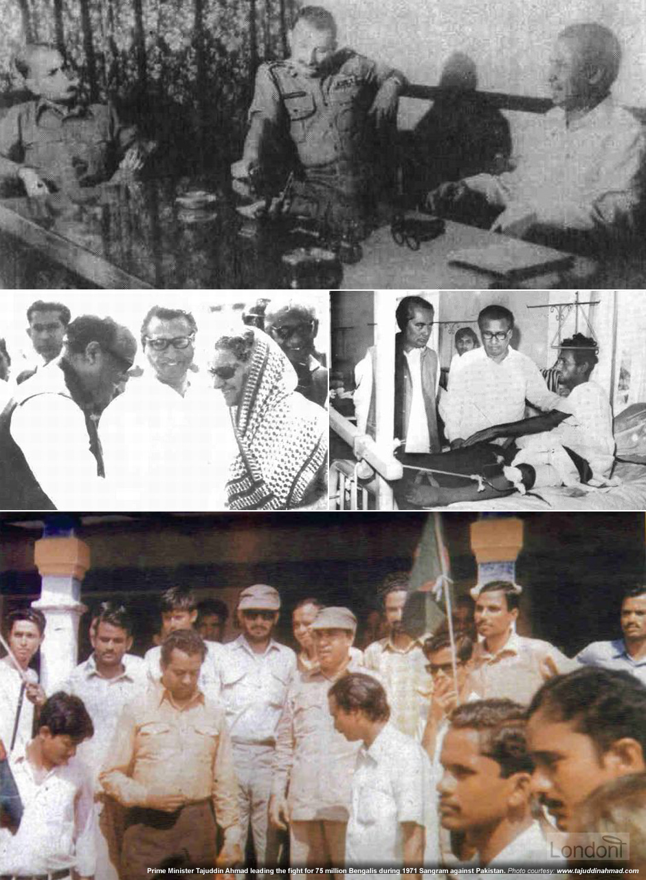 Tajuddin Ahmad - war-time Prime Minister of Bangladesh - biography of Muslim and Bengali